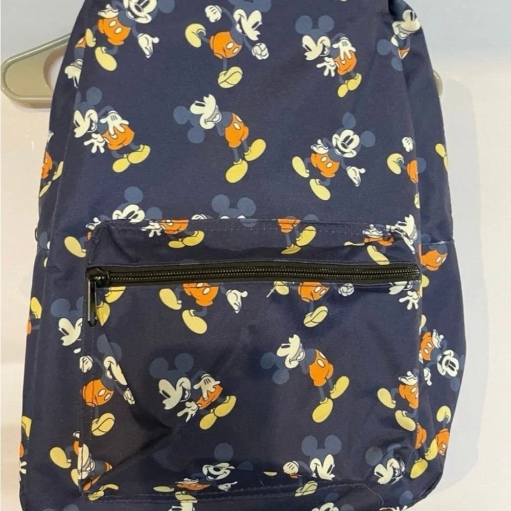 Disney | Accessories | Mickey Mouse Patterned Backpack | Poshmark